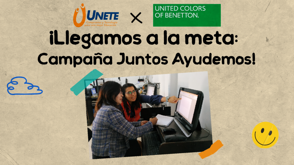 UNETE y Benetton cierran con broche de oro la campaña ¡Juntos Ayudemos!